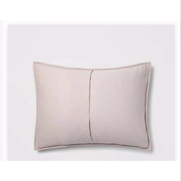 Threshold | Bedding | Nip Threshold Beige Textured Jacquard Std Sham ...